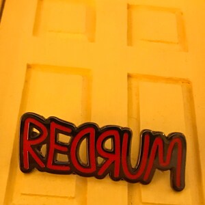 The Shining "redrum" Hard Enamel Pin - Etsy