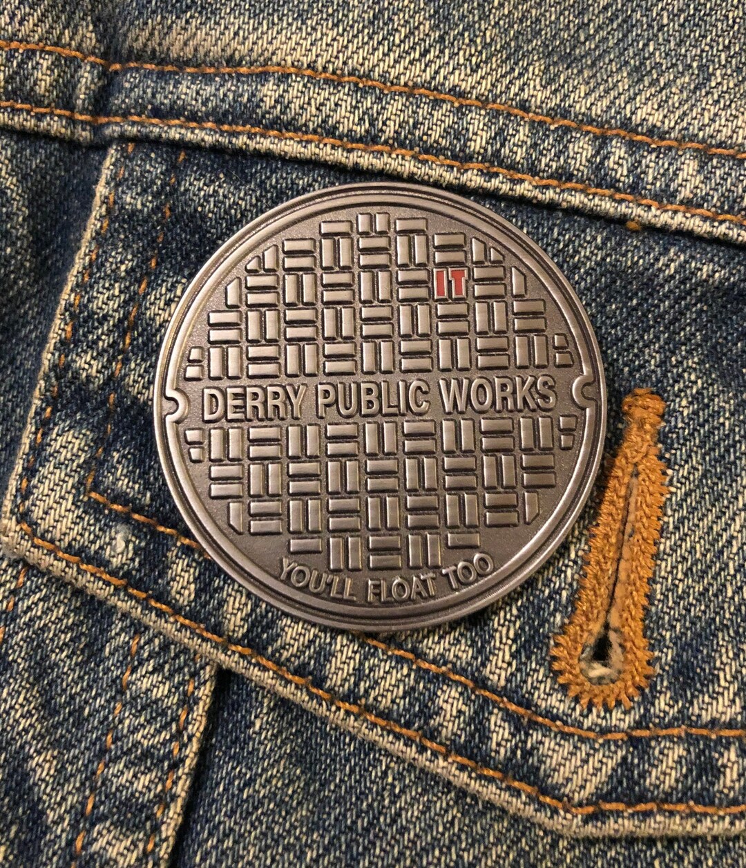 Stephen King's IT Inspired - Derry Public Works Enamel Pin - Etsy
