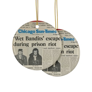 Home Alone Inspired Wet Bandits/sticky Bandits Ceramic Christmas ...