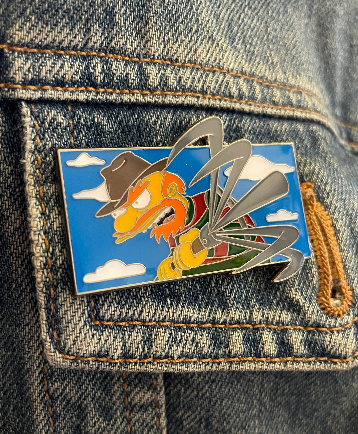 Groundskeeper Willie Treehouse of Horror Pin | Etsy