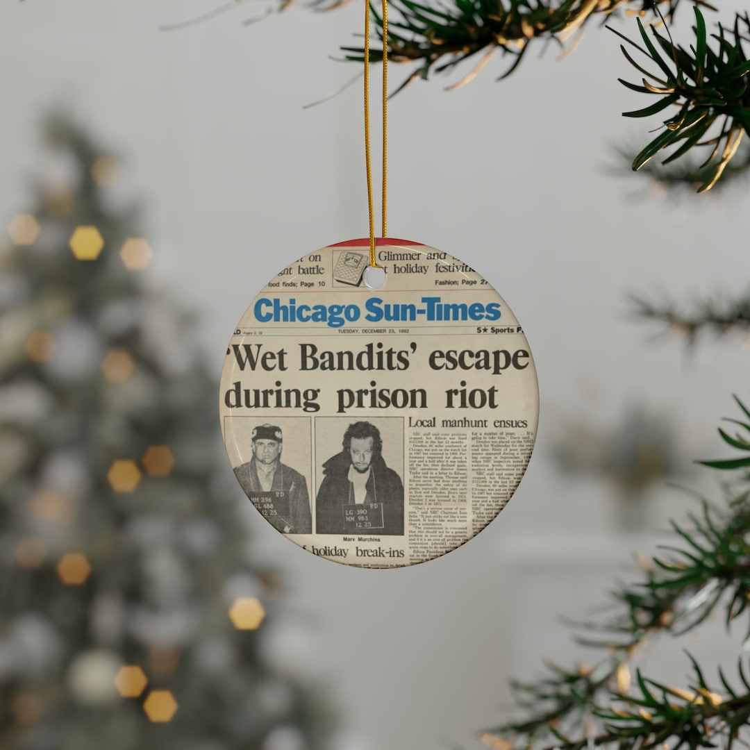 Home Alone Inspired Wet Bandits/sticky Bandits Ceramic Christmas ...