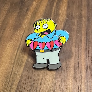 The Simpsons Inspired Ralph Wiggum Valentines Day Enamel Pin - Etsy
