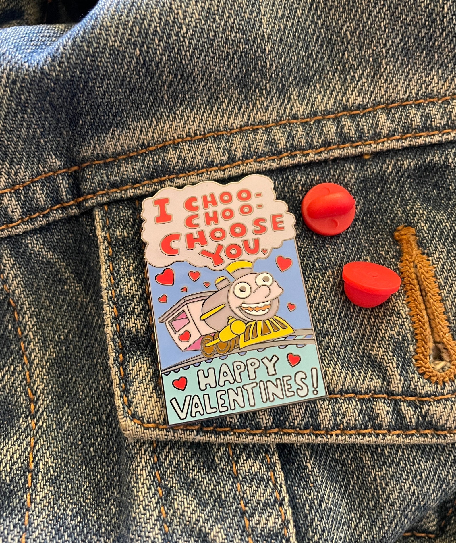 The Simpsons Inspired "i Choo Choo Choose You" Valentines Enamel Pin - Etsy