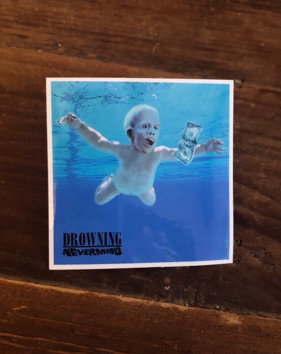 Jason Voorhees X Nirvana Mashup drowning Sticker - Etsy