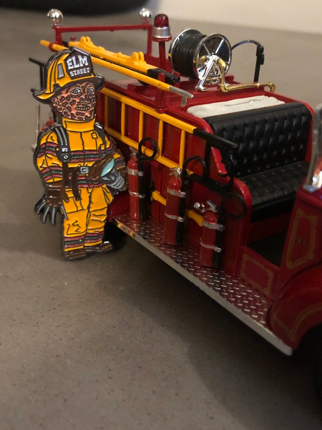 Fireman Fred Soft Enamel Pin - Etsy