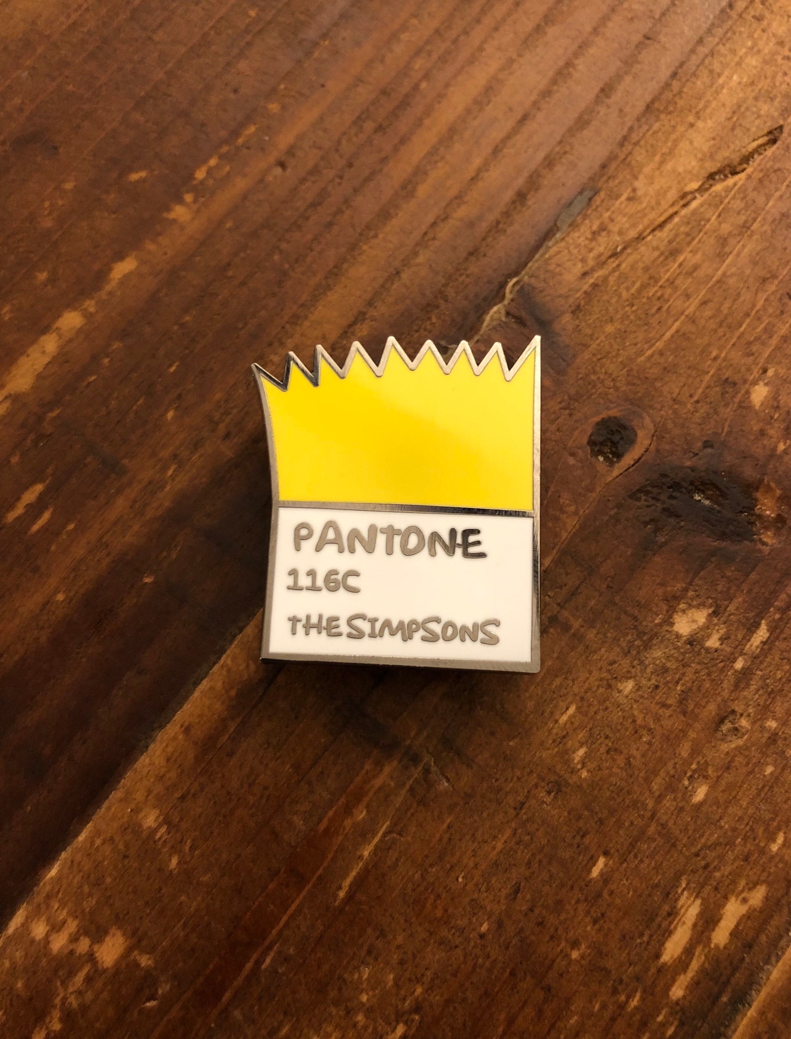Bart Simpson X Pantone Mashup Pin - Etsy