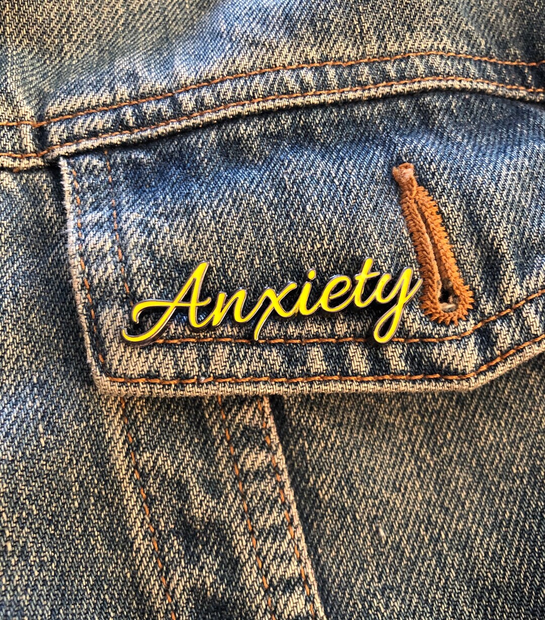 Anxiety Soft Enamel Pin - Etsy