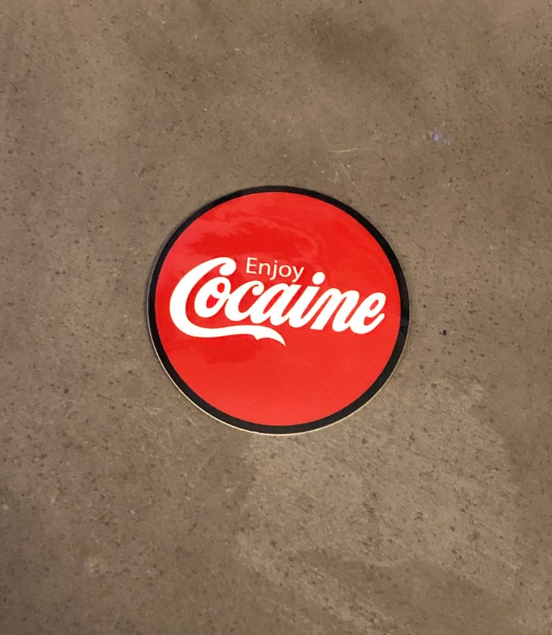 Coca Cola Parody Sticker - Etsy