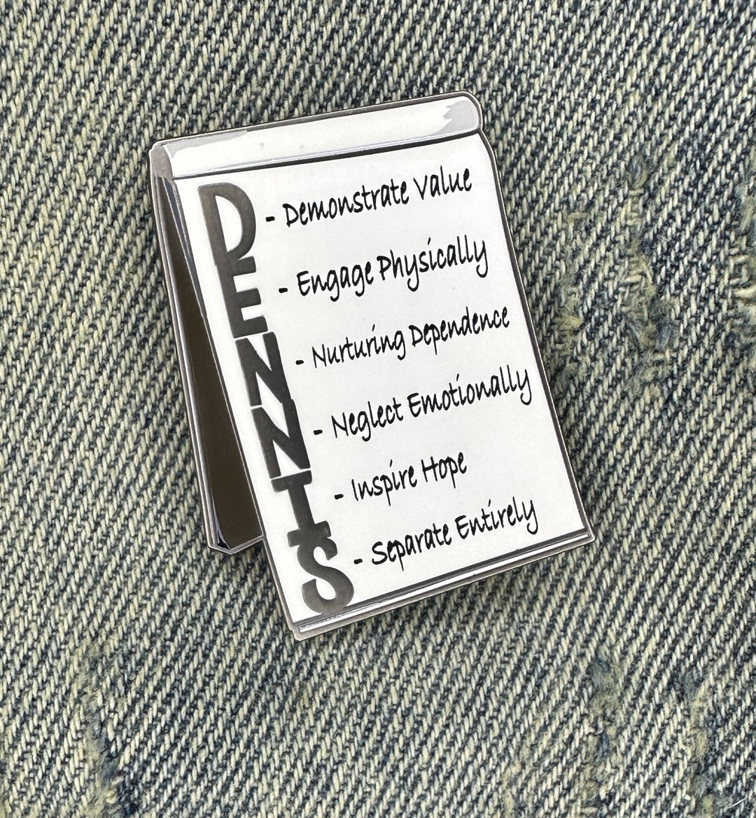 The D.E.N.N.I.S System Always Sunny in Philadelphia Enamel - Etsy