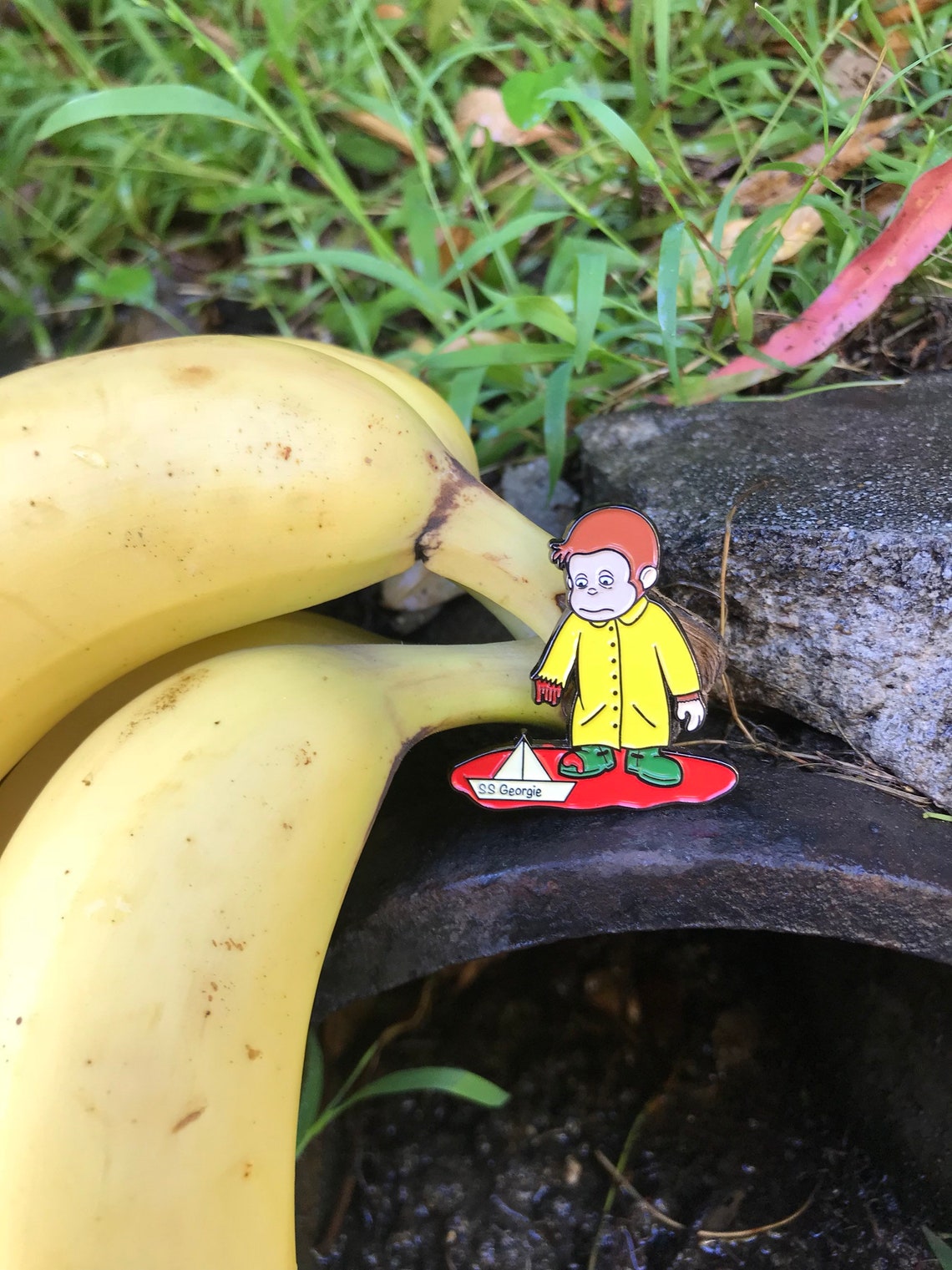 IT Themed Curious Georgie Soft Enamel Pin | Etsy