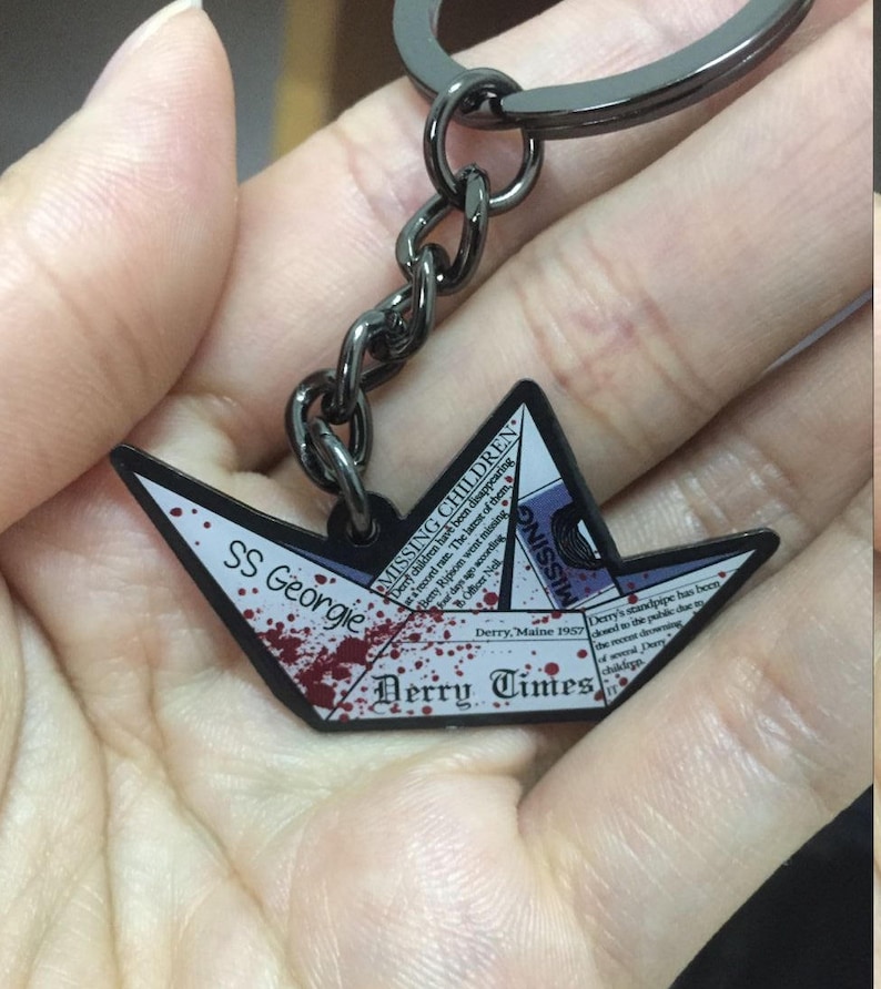 SS Georgie Blood Spattered Keychain - Etsy
