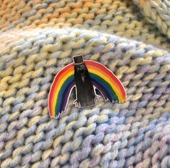 Babadook Rainbow PRIDE Pin | Etsy