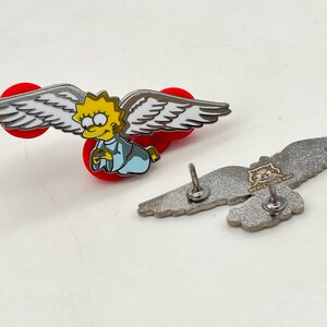 The Simpsons Inspired Lisa Simpson Christmas Manger Angel Hard Enamel ...