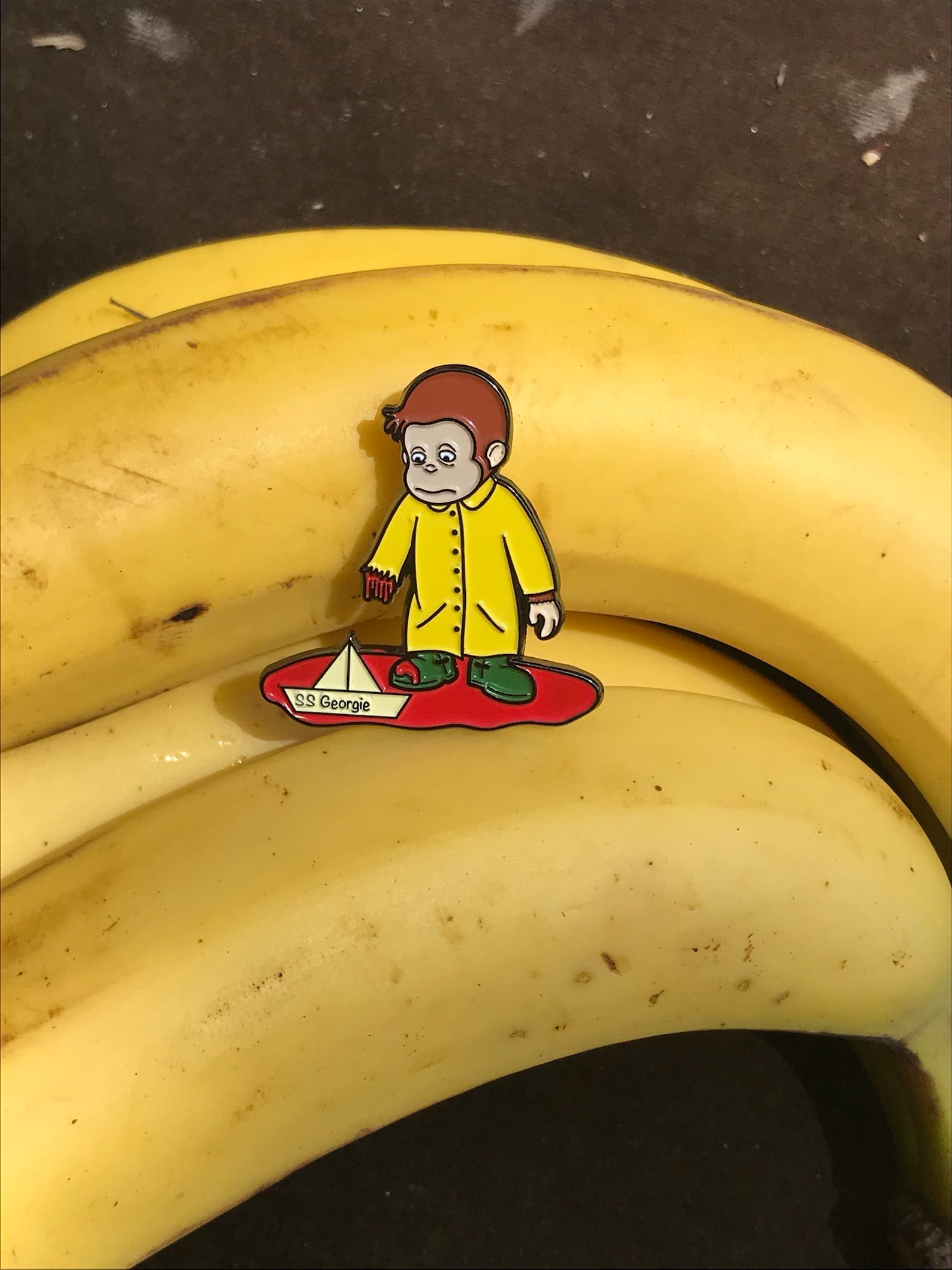 IT Themed Curious Georgie Soft Enamel Pin | Etsy