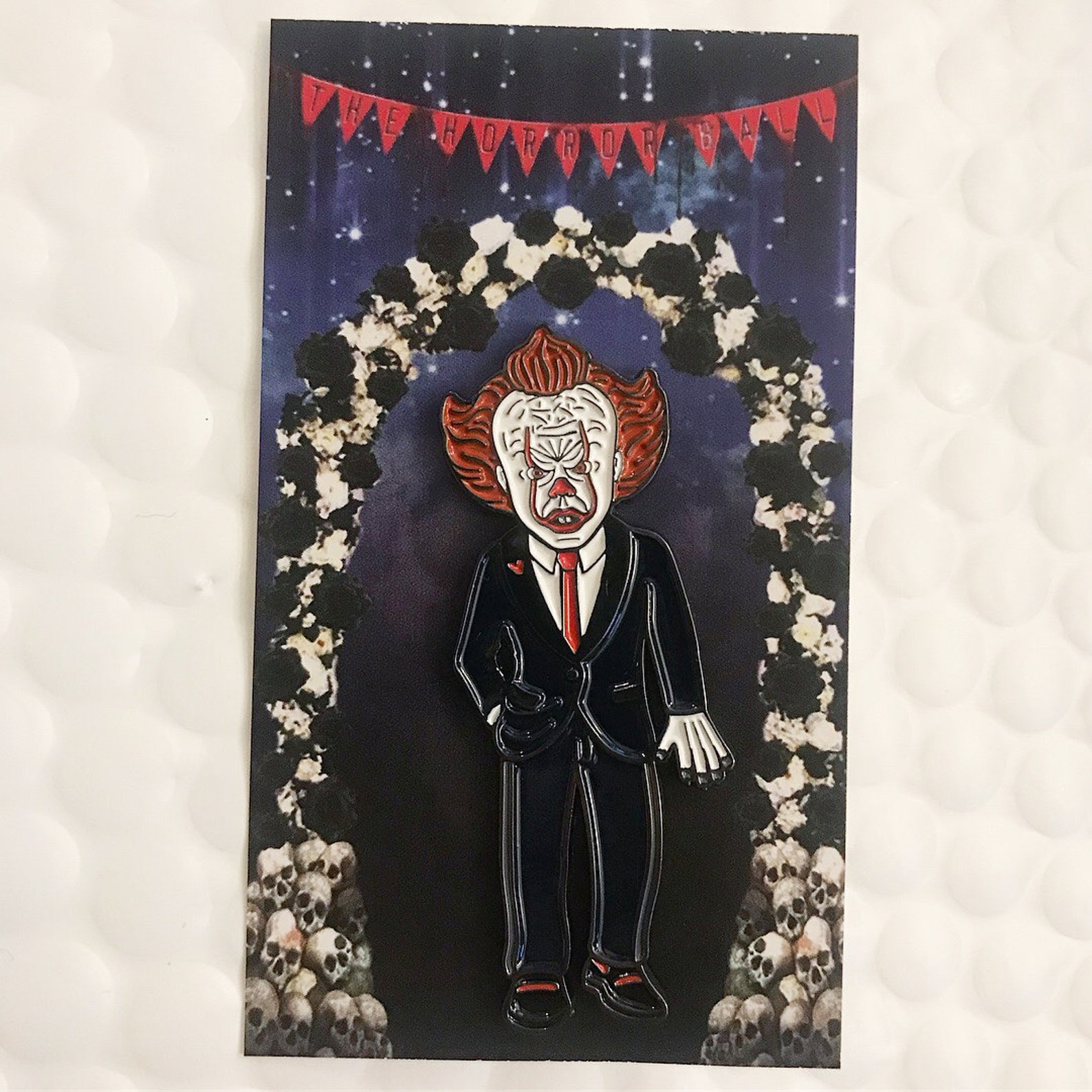 Pennywise - Limited Edition - Horror Ball Series - Soft Enamel Pin - Etsy