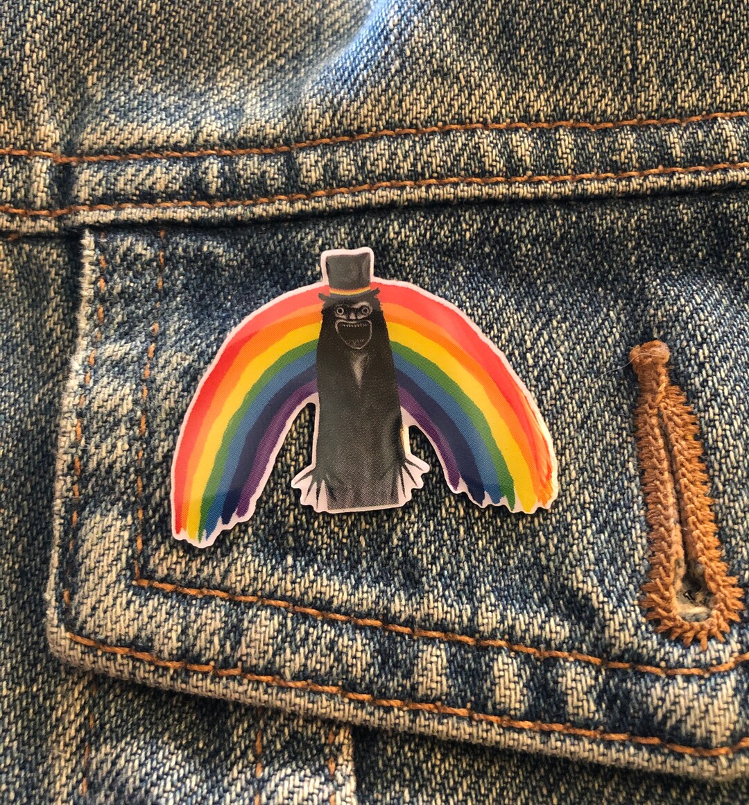 Babadook Rainbow PRIDE Pin - Etsy