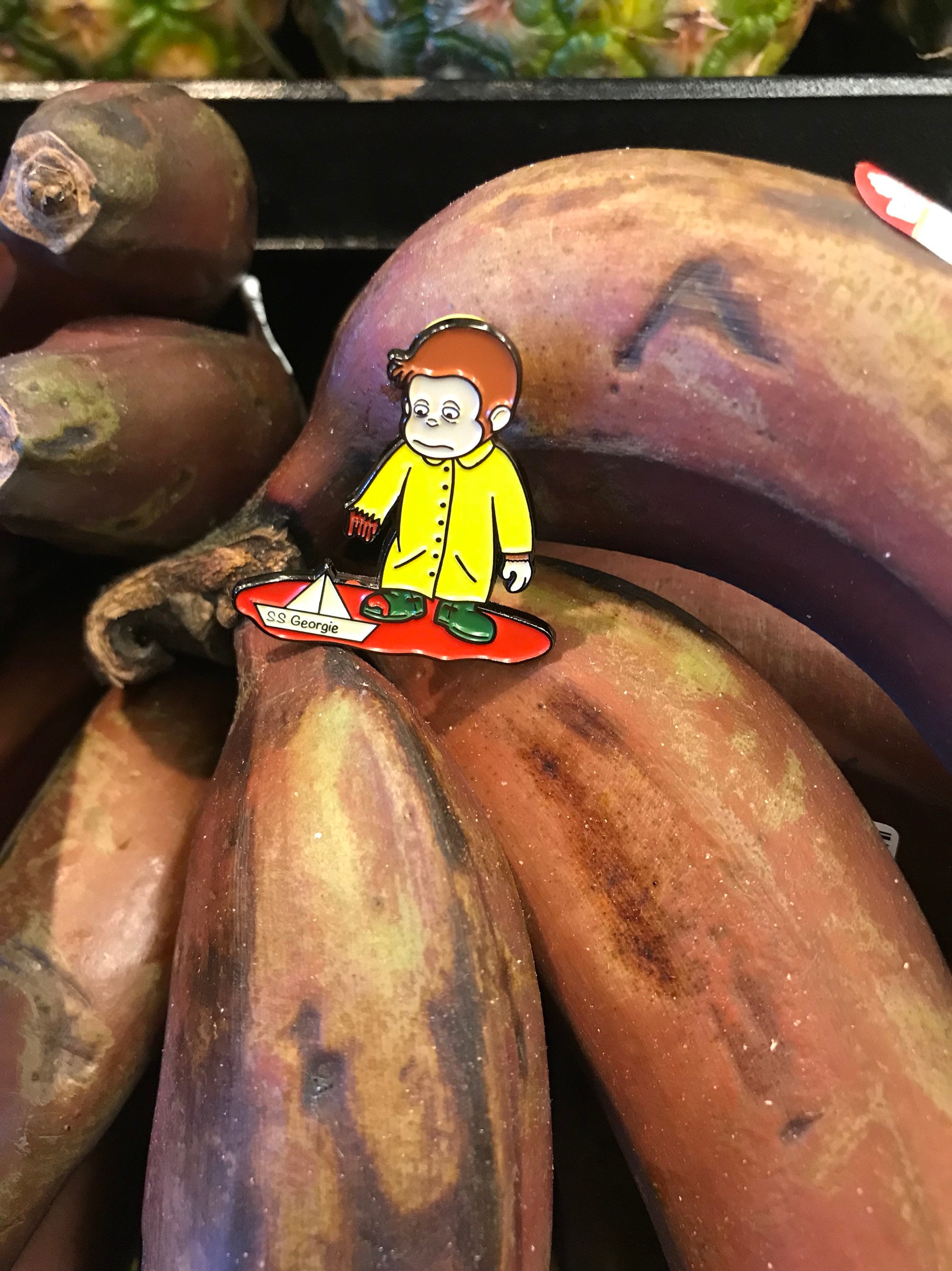 IT Themed Curious Georgie Soft Enamel Pin | Etsy