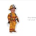 Fireman Fred Vinyl Sticker - Etsy