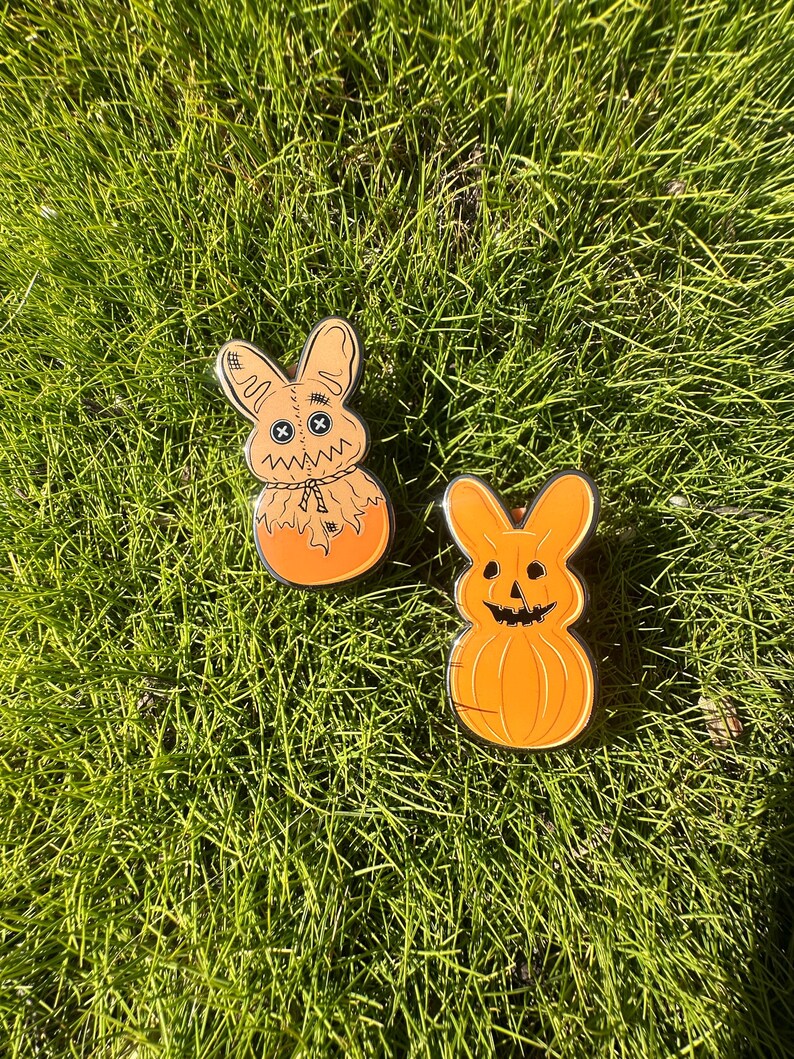 Easterween Peeps/weeps Horror Enamel Pin: Halloween, Sack Head , Mummy ...