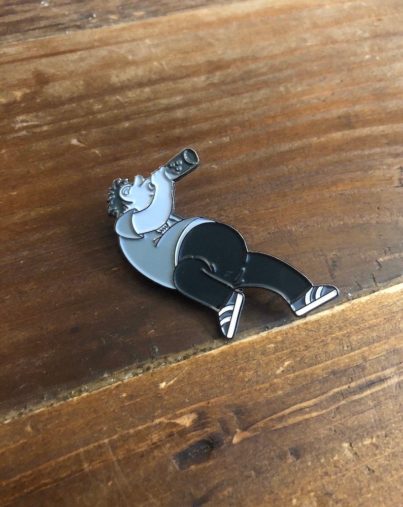 Noir Drinking Barney Gumble (the Simpson's) Soft Enamel Pin - Etsy