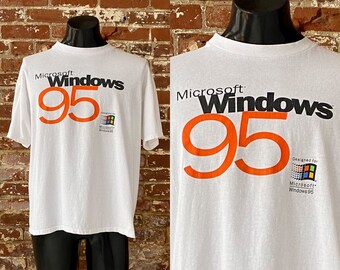 Rare Microsoft Windows Technology Computer T-shirt XL Size - Etsy