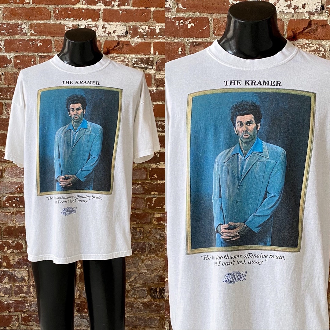 90s Seinfeld the Kramer TV Promo T-shirt. Vintage 1993 Kramer Portrait ...