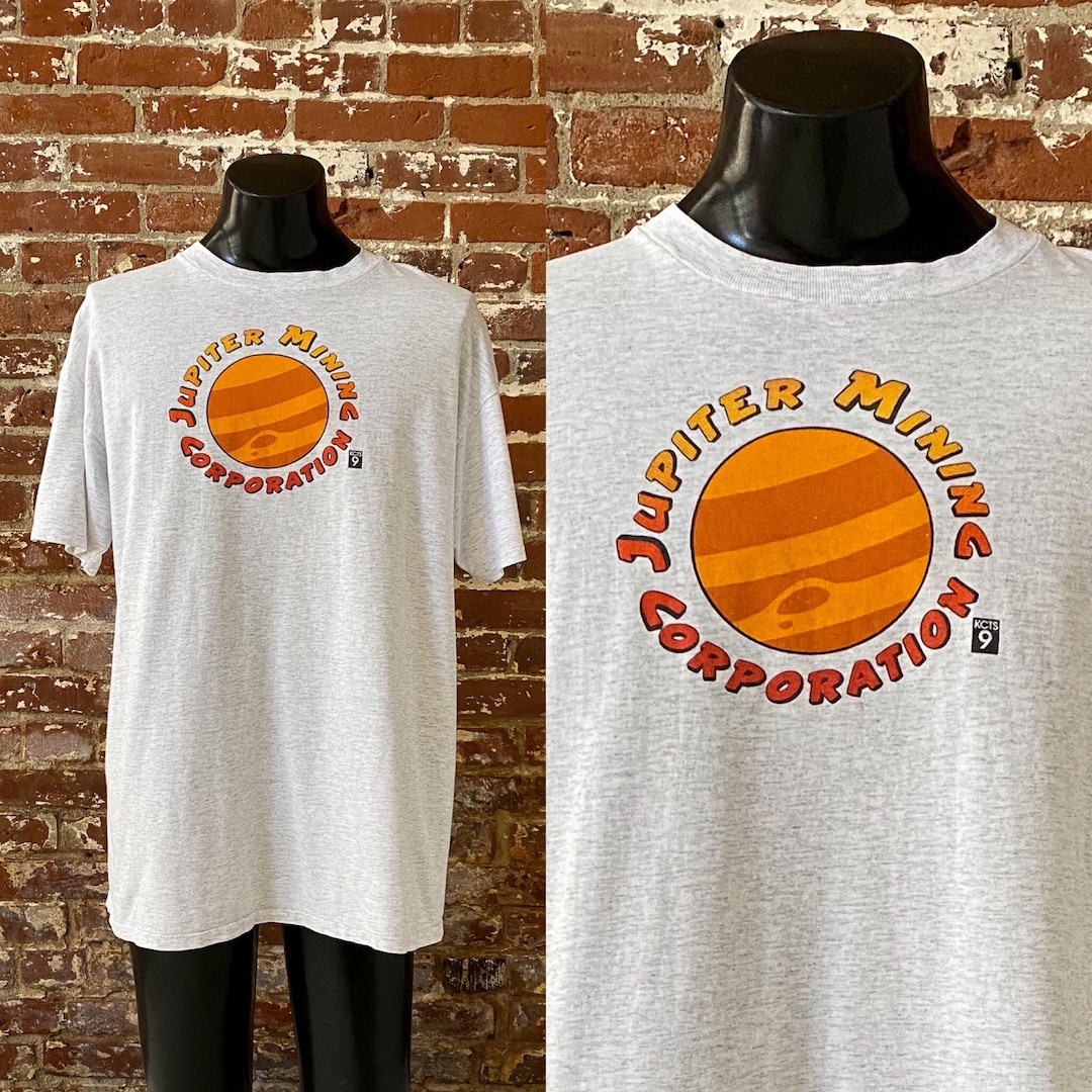 90s Red Dwarf KCTS 9 Jupiter Mining Corporation T-shirt. Vintage 1990s ...