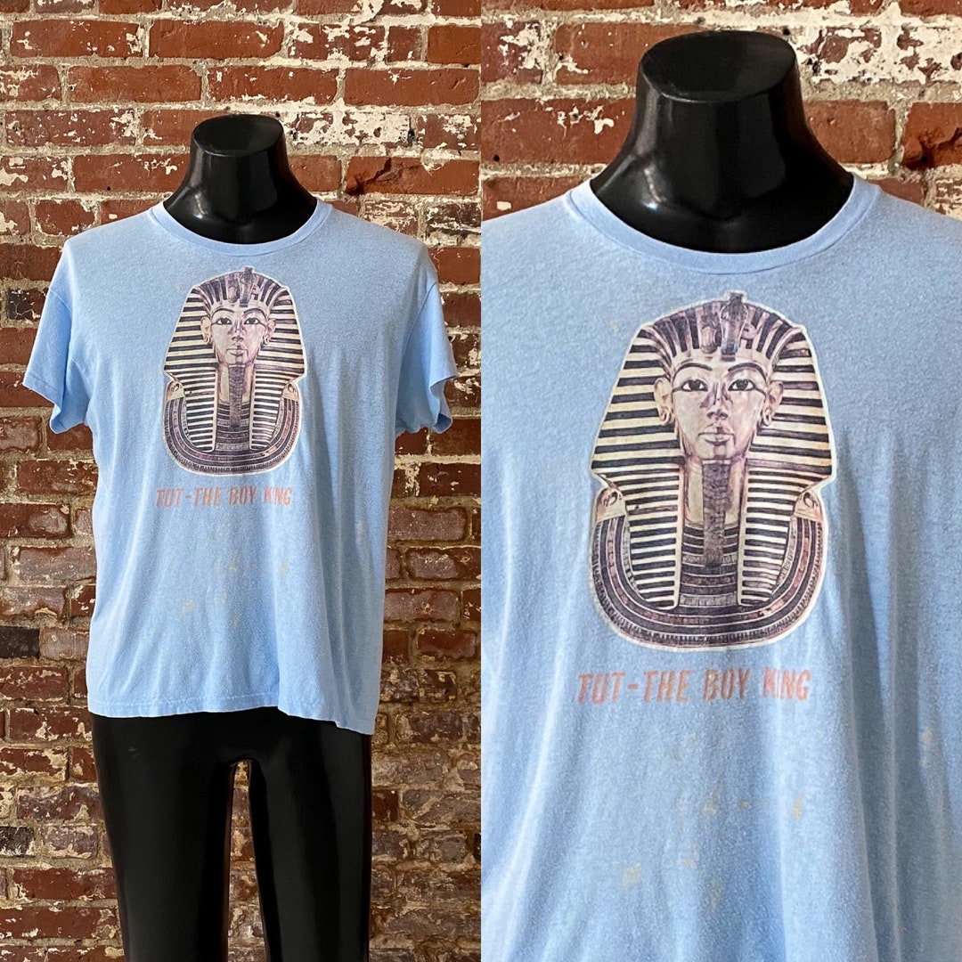 70s King Tut - the Boy King Graphic T-shirt. Vintage 1970s Paint ...