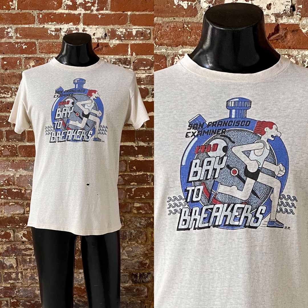 80s Bay to Breakers San Francisco Footrace T-shirt. Vintage 1980 Beige ...