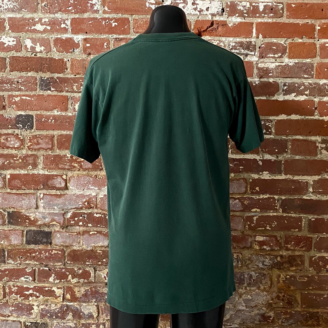 90s Stop Plate Tectonics Dark Green Graphic T-shirt. Vintage 1990s Stop ...