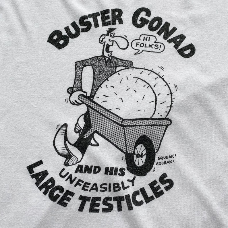 80s Buster Gonad and His Unfeasibly Large Testicles Viz Comics - Etsy