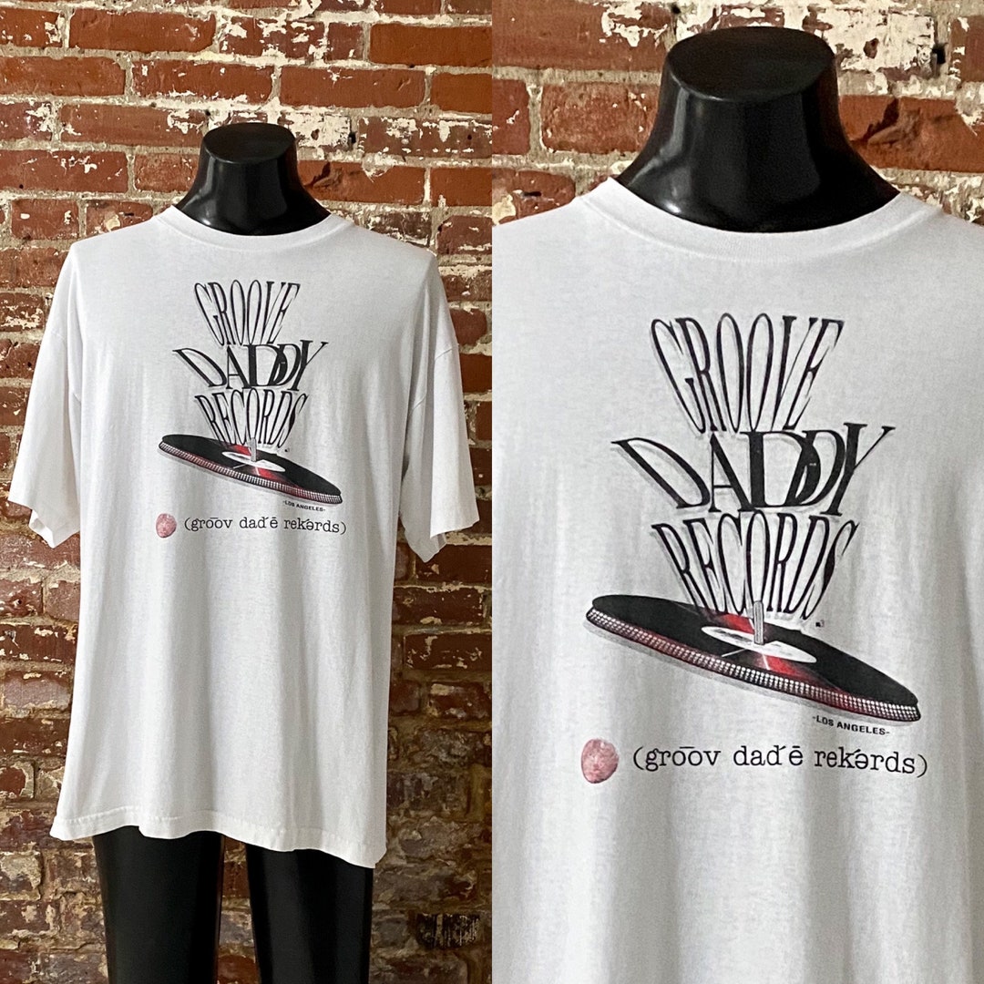 90s Groove Daddy Records Los Angeles T-shirt. Vintage 1990s Groove ...