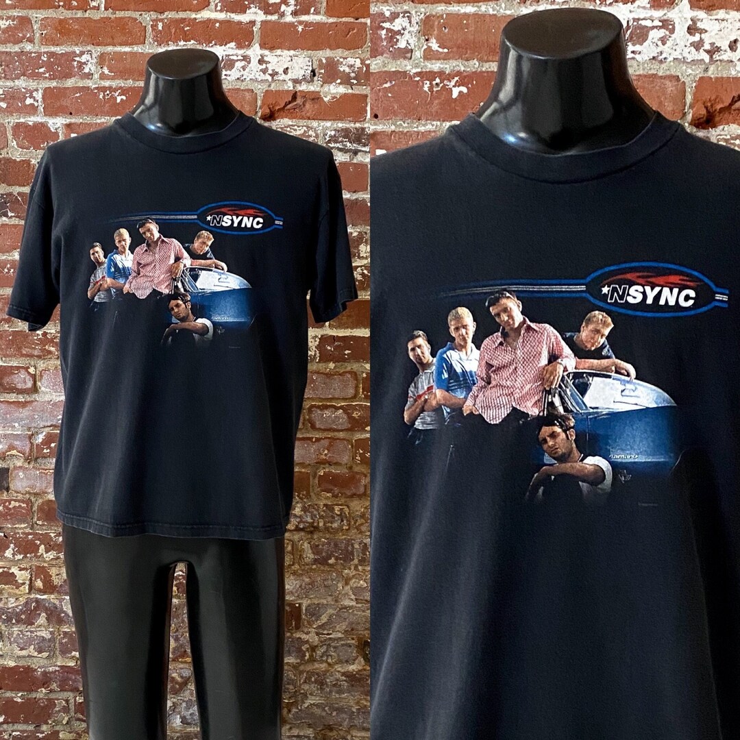 1998 NSYNC Self Titled Album Promo T-shirt. Vintage 90s Nsync Album Tee ...