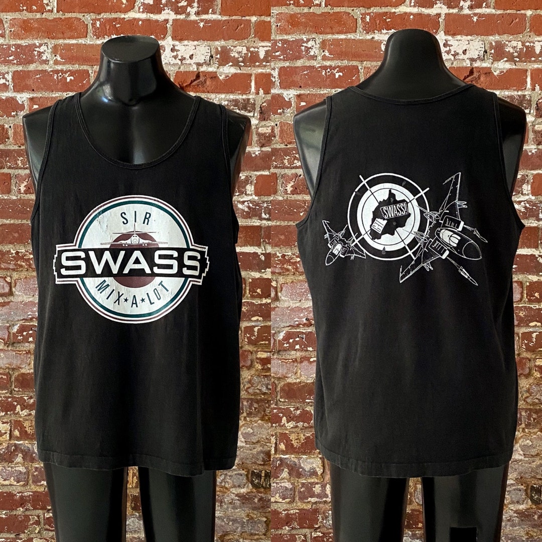 80s Sir Mix A Lot SWASS Album Promo Tank Top. Vintage 1988 Sir Mix A ...