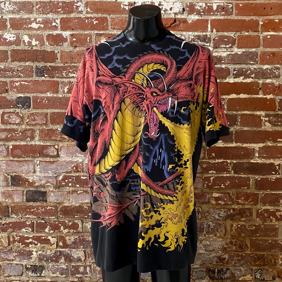 1993 Liquid Blue Knight Battling Fire Breathing Drago… - Gem