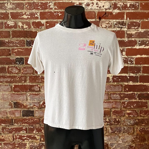 80s 2 Hip King of Vert BMX T-shirt. Vintage 1980s 2-hip King 80s 2 Hip King of Vert BMX T-shirt. Vintage 1980s 2-hip King