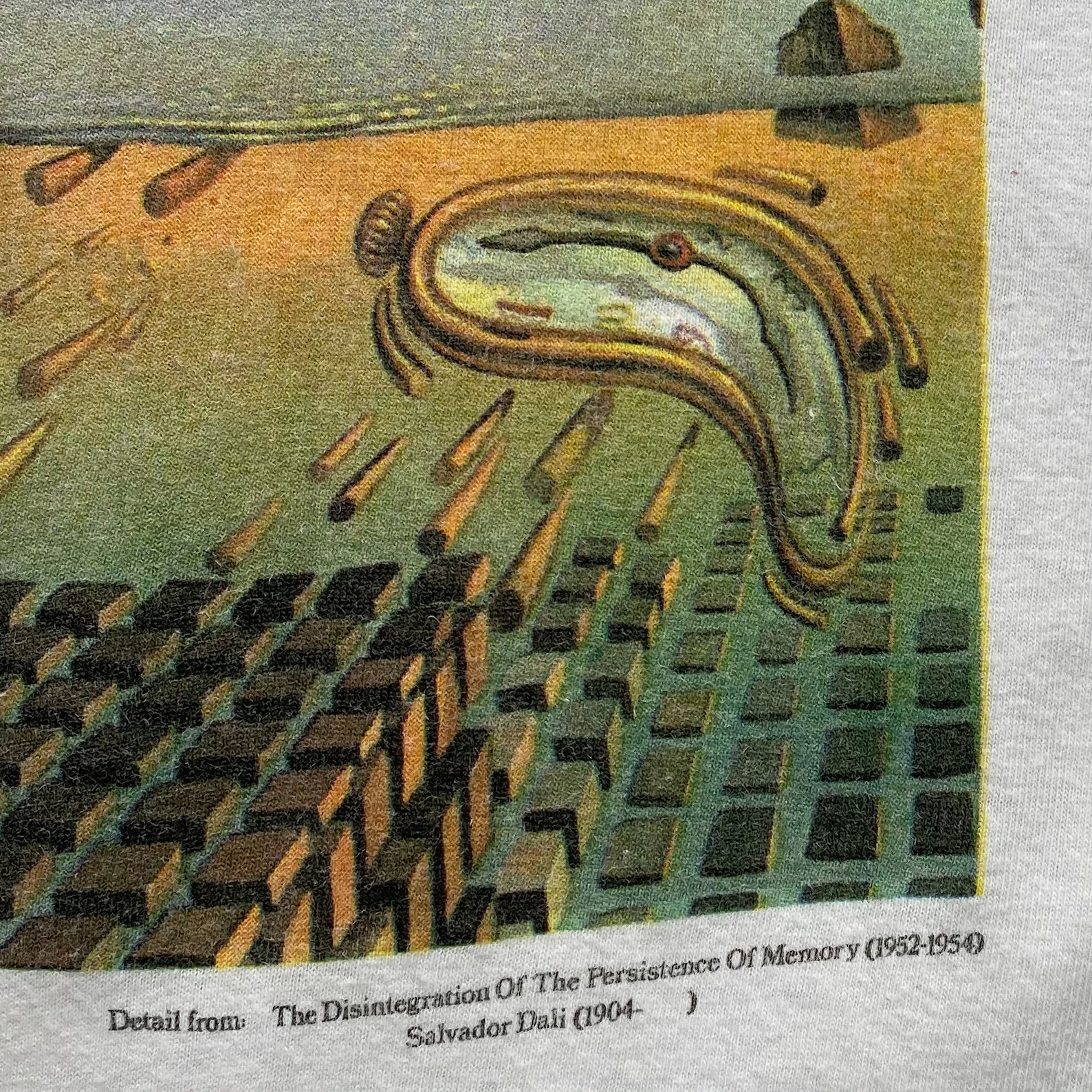 80s Salvador Dali the Disintegration of the Persistence of | Etsy