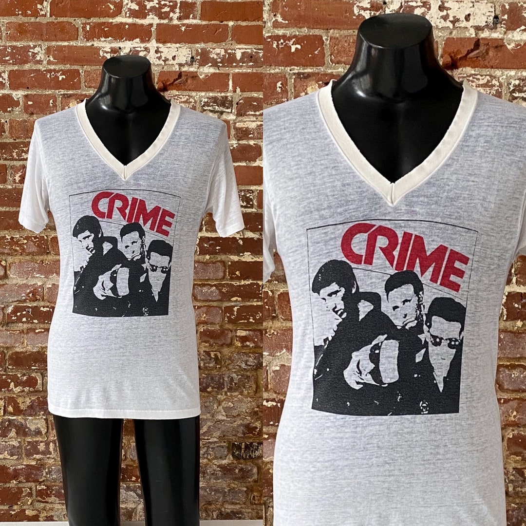 Early 80s Crime Punk Band T-shirt. Vintage 1970s/1980s Perfectly Worn ...