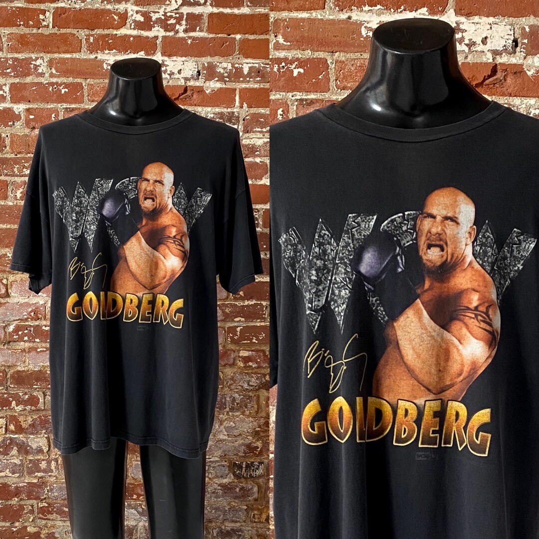 90s Goldberg WCW Wrestling T-shirt. Vintage 1998 Goldberg Wrestling Tee ...