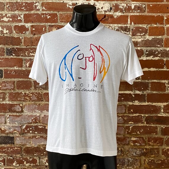 1988 Imagine: John Lennon Documentary Promo T-Shirt. … - Gem