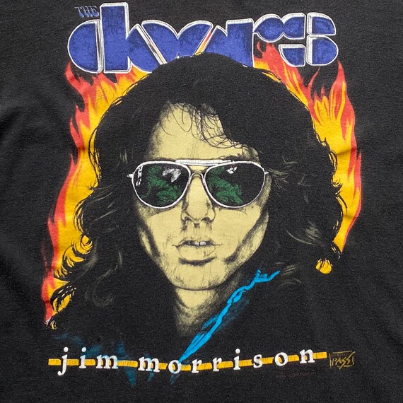 90s The Doors Jim Morrison Lizard King Promo Tee. Vin… - Gem