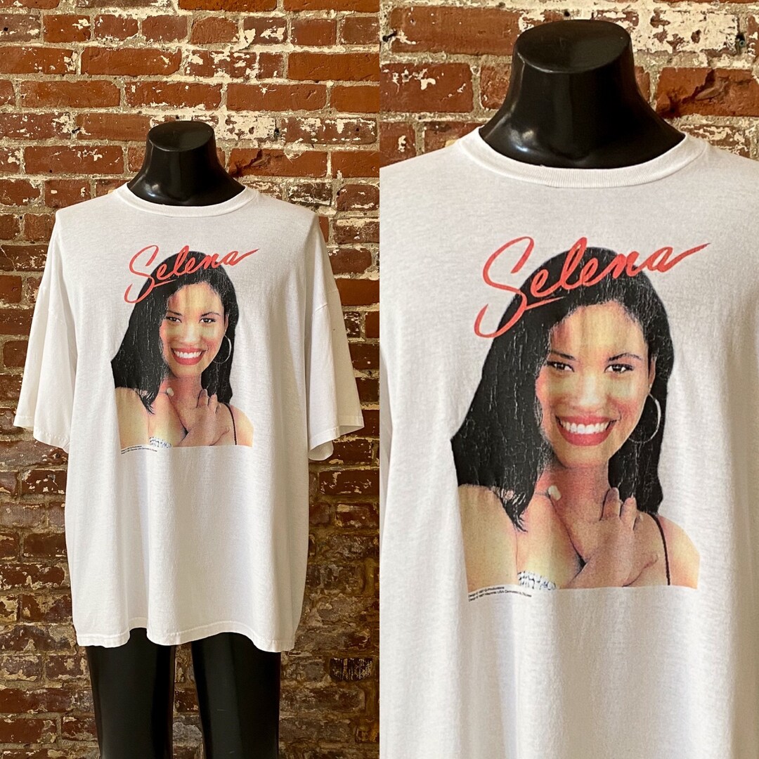 90s Selena Promo T-shirt. Vintage 1997 Selena Q-productions Hispanic USA Communications Inc ...