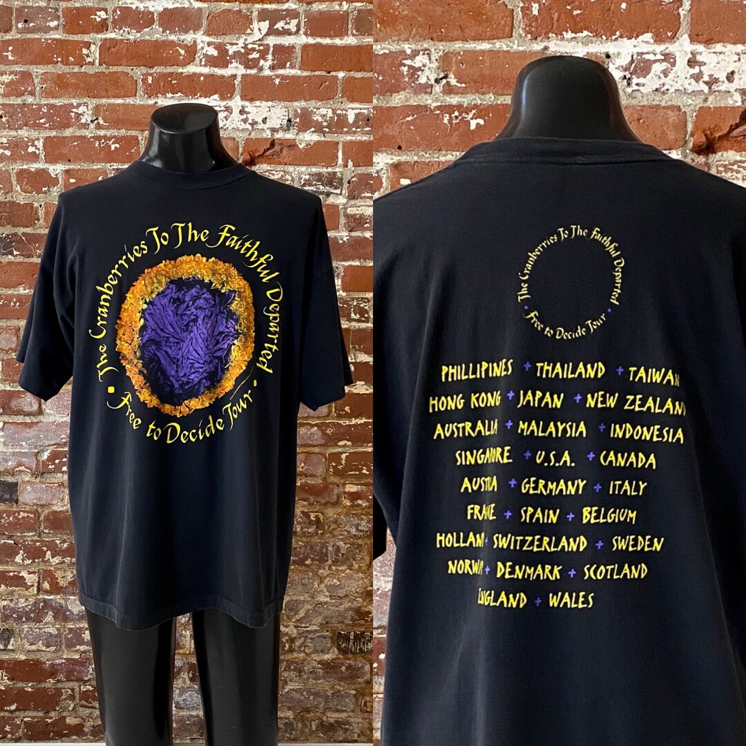 90s the Cranberries Free to Decide Tour Tee. Vintage 1996 the ...