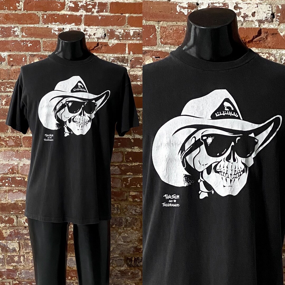 90s Too Slim and the Taildraggers Band T-shirt. Vintage 1990s Too Slim ...
