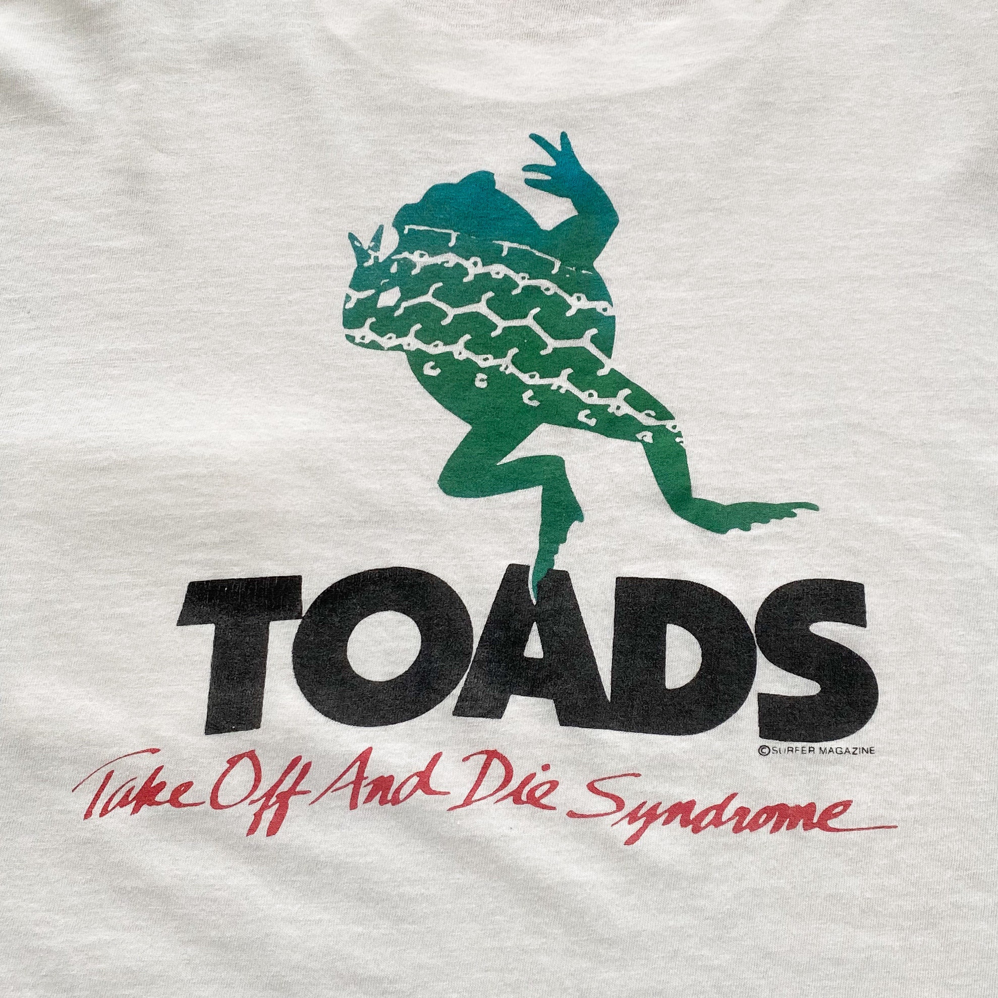 80s Surfer Magazine TOADS Take off and Die Syndrome Pocket - Etsy