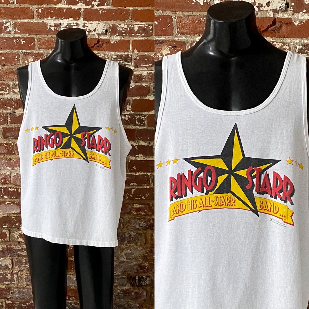 1989 Ringo Starr and His All Starr Band Graphic Tank Top. Vintage 80s ...
