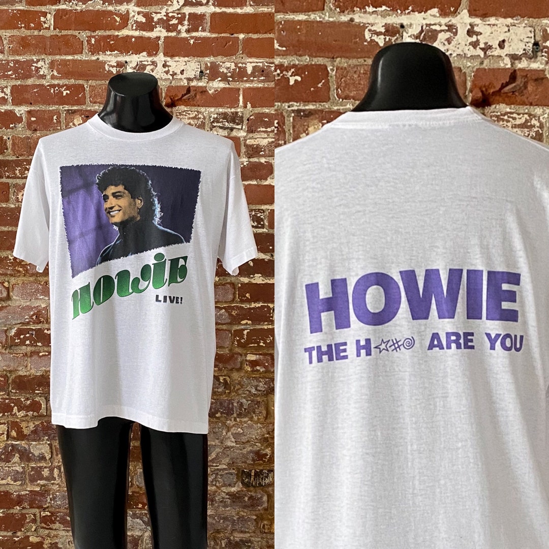 80s Howie Mandel Live Comedy T-shirt. Vintage 1980s Howie the Hell Are You Howie Mandel Stand up ...