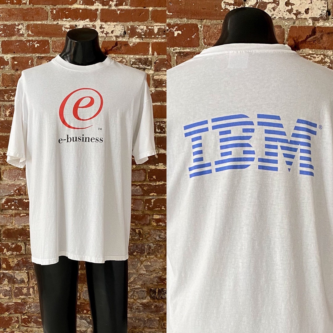 90s IBM E-business Big Logo Computer Tech T-shirt. Vintage 1990s Big ...