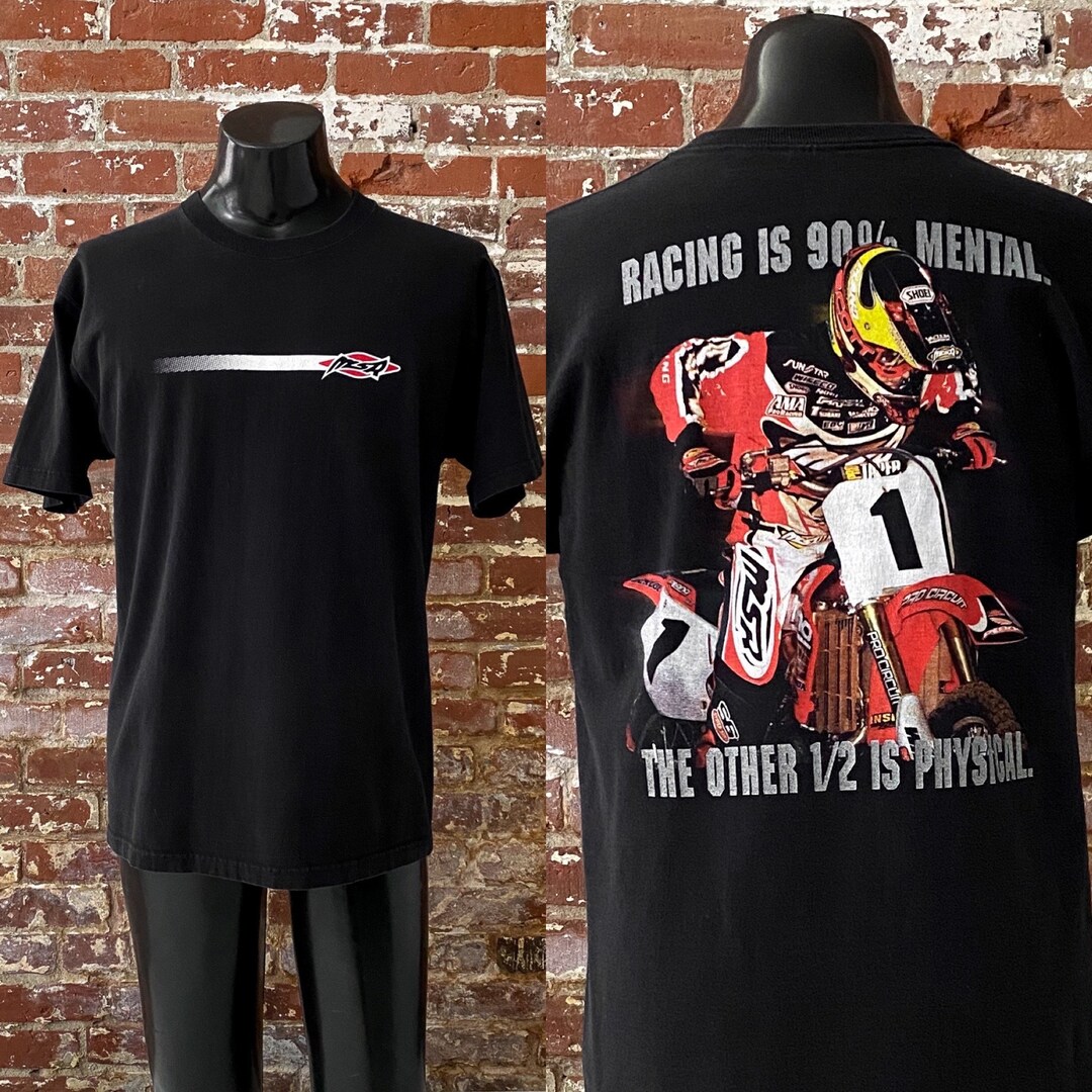Early 00s MSR Motorcycle Gear Motocross T-shirt. Vintage Early 2000s ...