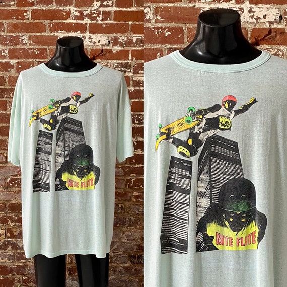 80s Nite Flite World Trade Center Twin Towers Skatebo… - Gem